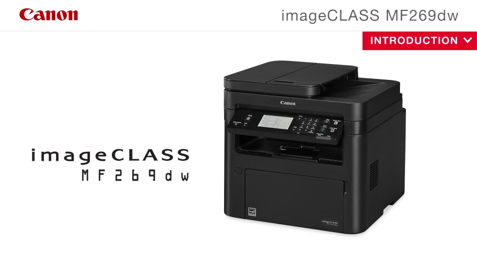 Canon imageCLASS MF MF269dw Laser Multifunction Printer - Monochrome ...