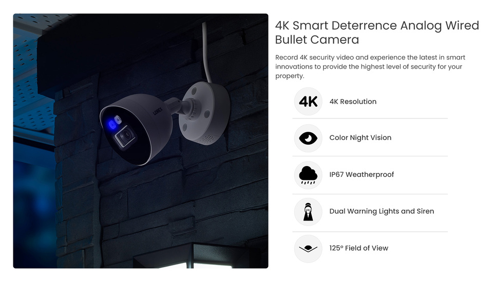 Android Tv Box Lorex 12 Channel 4K 2TB Fusion DVR 5 Camera Security ...