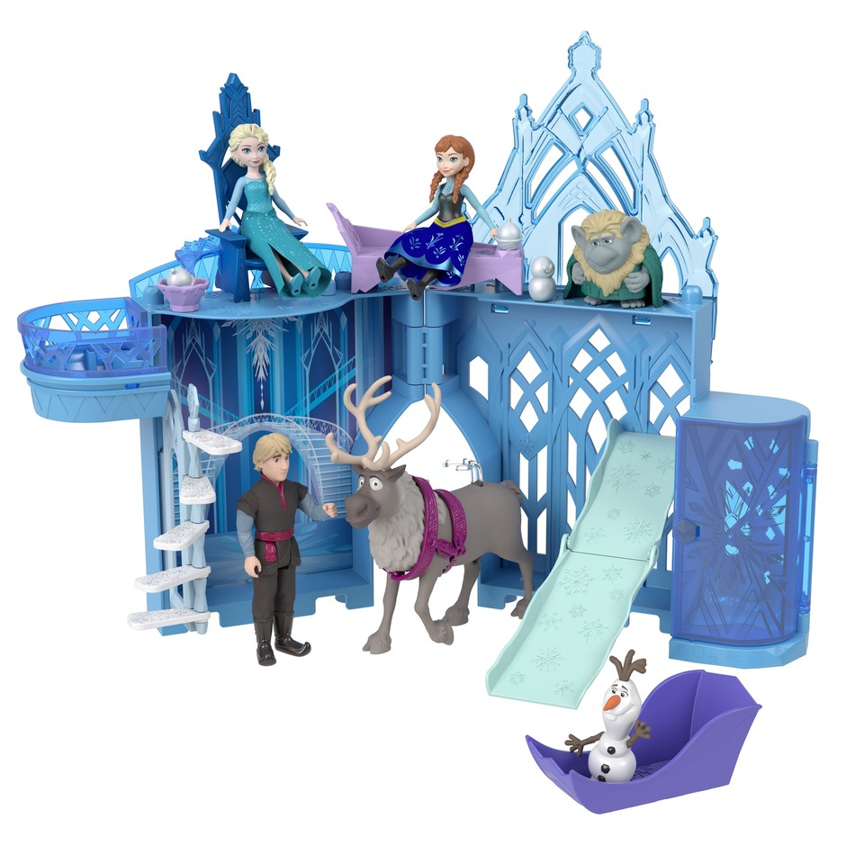 Disney Frozen Elsa Ice Palace Storytime Stacking Playset with Doll and ...