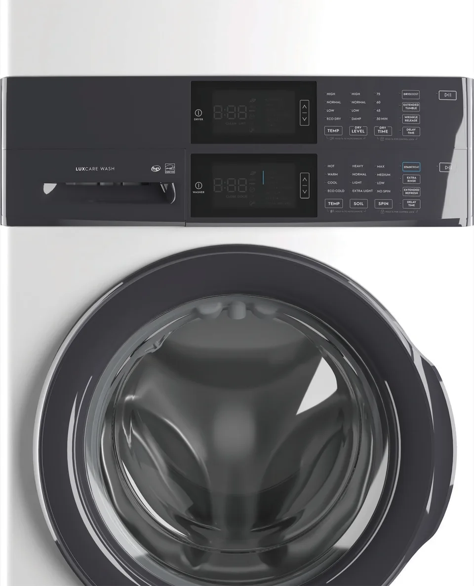 Electrolux ELTE7300AW 4.4 Cu. Ft. Stacked Washer and Electric Dryer ...
