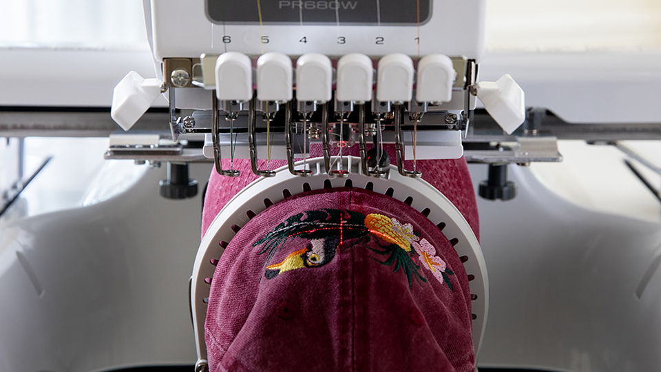 Brother Entrepreneur W PR680WBNDL 6-Needle Embroidery Machine with ...