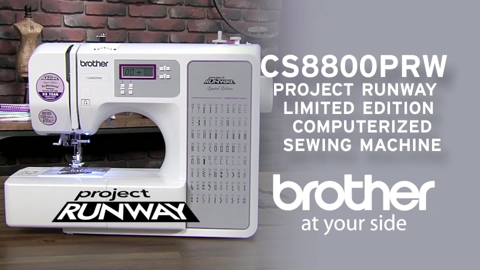 Brother Project Runway CS8800PRW 80-Stitch Computerized Sewing Machine ...