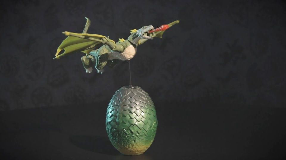 Mega Construx Game of Thrones Rhaegal Construction Set with character ...