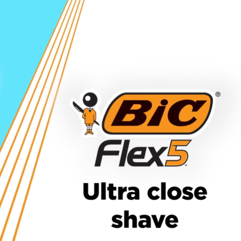 BIC Flex 5 Disposable Razors for Men, Shaving Razors With 5 Blades, 2 ...