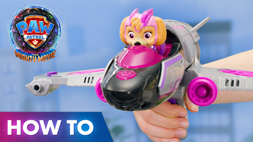 PAW Patrol: The Mighty Movie, Transforming Jet with Lights, Sounds ...