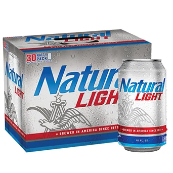 Natural Light Beer Label