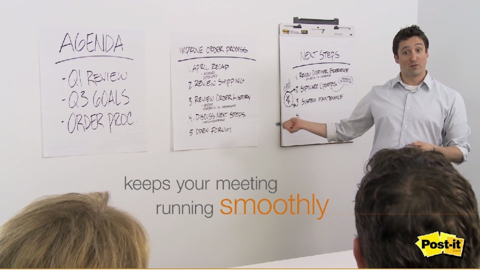 3M Large Paper Easel Pad Flip Chart, 25 x 30-Inches, 40-Sheets/Pad for ...