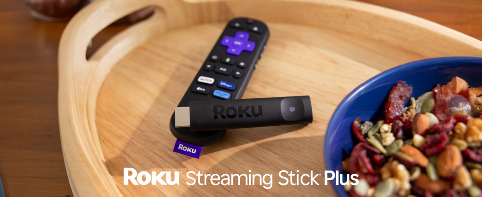 Roku Streaming Stick Plus 2025 - 4K & HDR Roku Streaming Device for TV with Voice Remote - Free ...