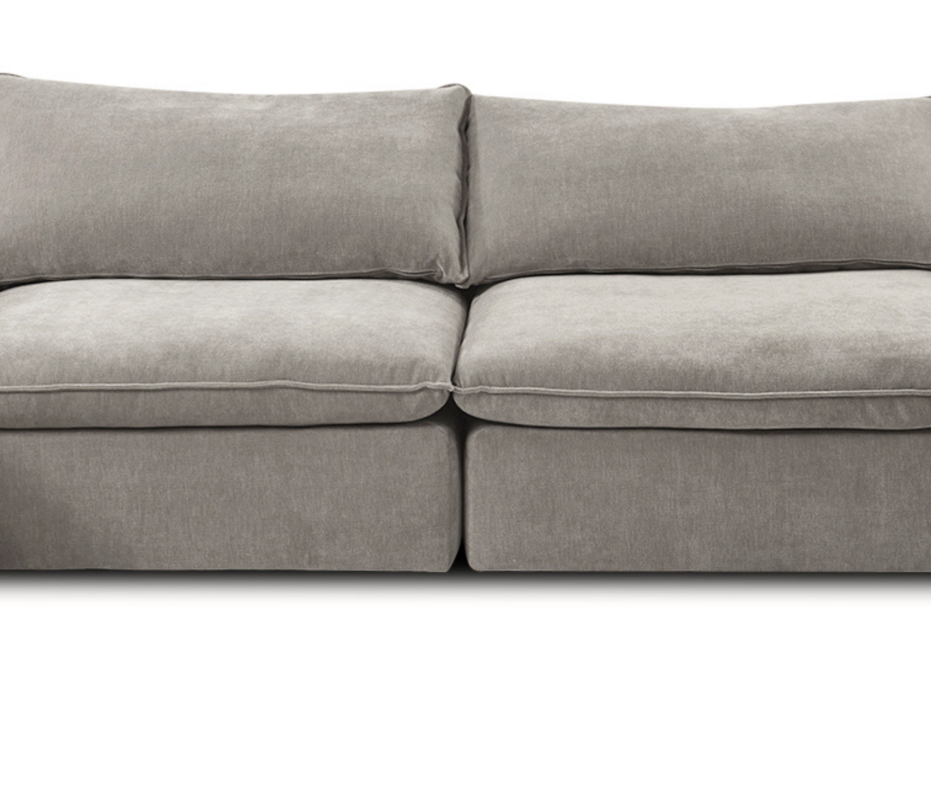 Sereen 6-Piece Modular Sectional with Ottoman – Light Brown