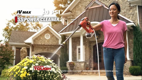 Hyper Tough 20V Max Cordless 320 PSI Portable Power Cleaner HT19-401 ...