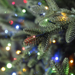 15′ Pre-Lit Radiant Micro LED Artificial Christmas Tree - Adjustable Trees