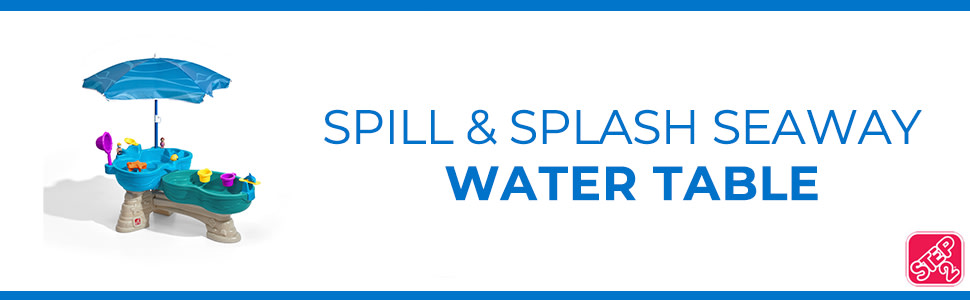 Step2 Spill and Splash Seaway Water Table with Umbrella– Brands For ...