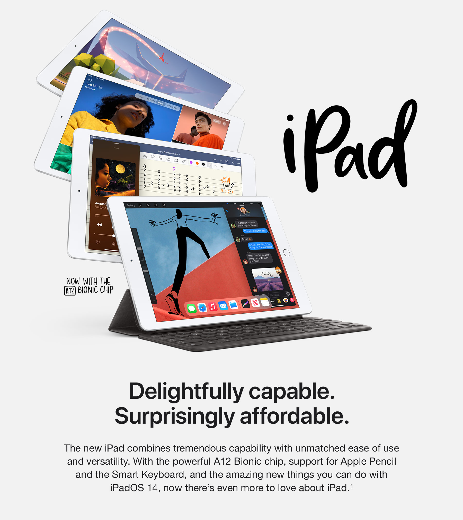 Apple - 10.2-Inch iPad - Latest Model - (8th Generation) with Wi-Fi ...