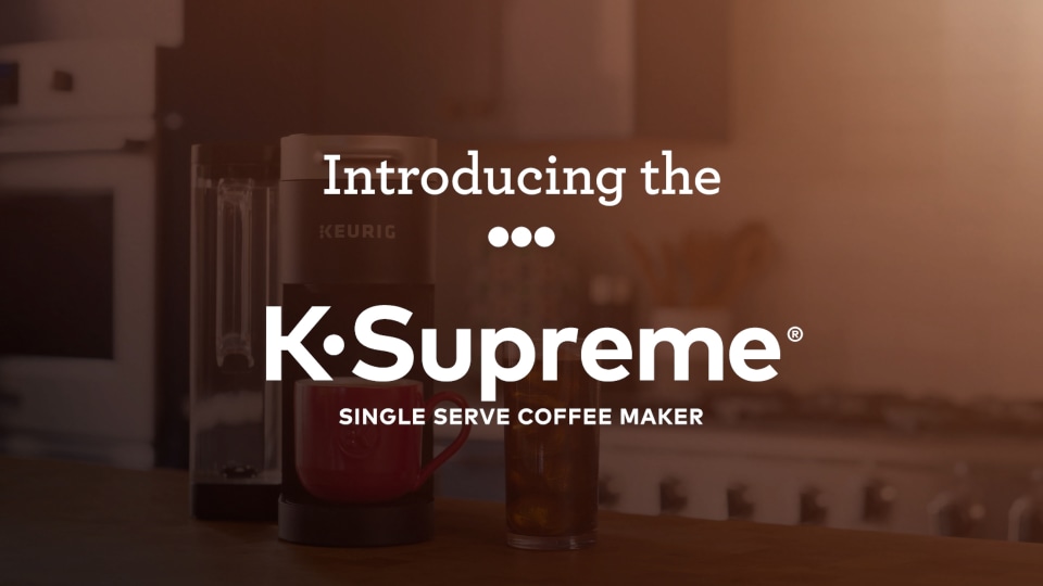 Keurig K-Supreme Single Serve Coffee Maker with MultiStream Technology ...