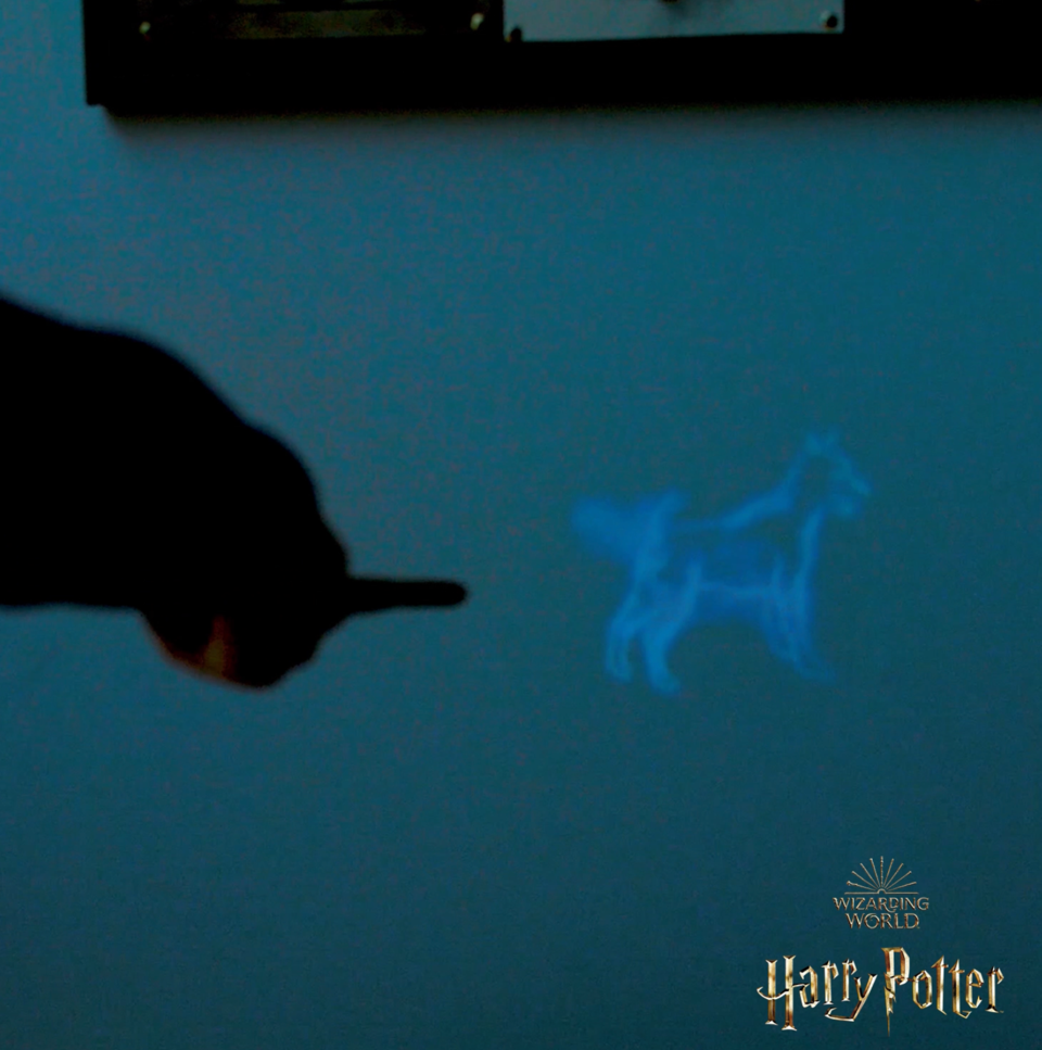 Free Shipping! Wizarding World Harry Potter 13-inch Patronus Light-up Projection Magic Wand ...