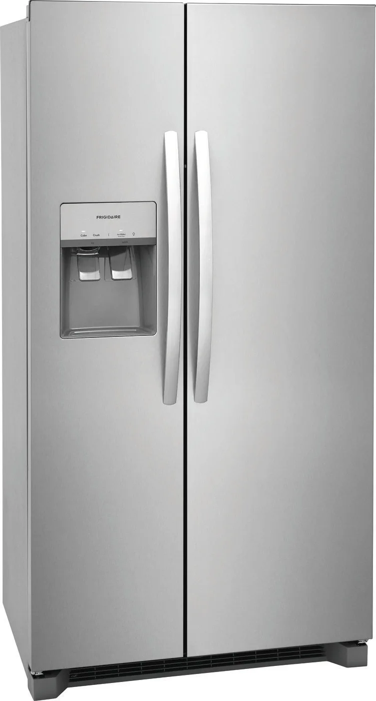 FRSC2333AS Frigidaire 36 Counter Depth 22.3 Cu. Ft. Side by Side Refrigerator Stainless Steel