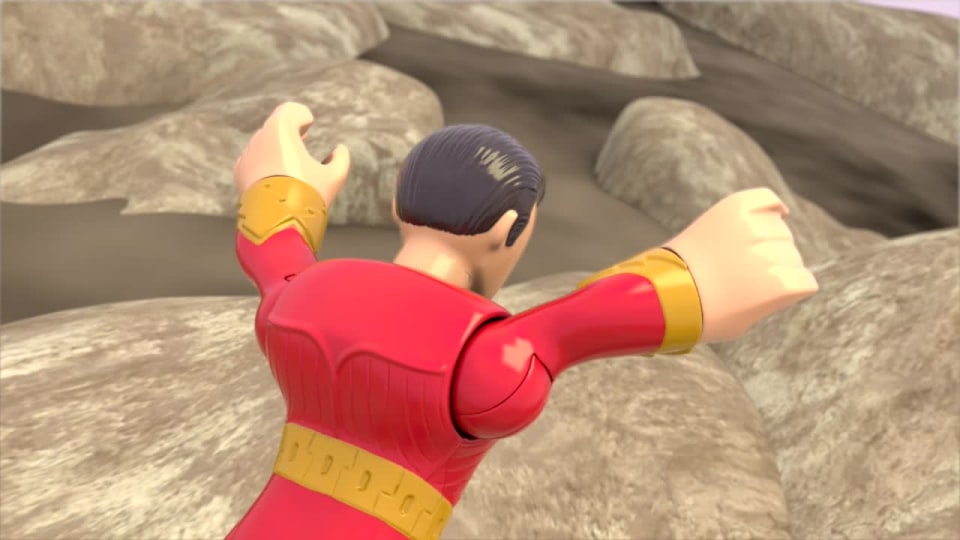 Imaginext DC Super Friends Shazam and Tiger Figure, Lightning Launcher ...