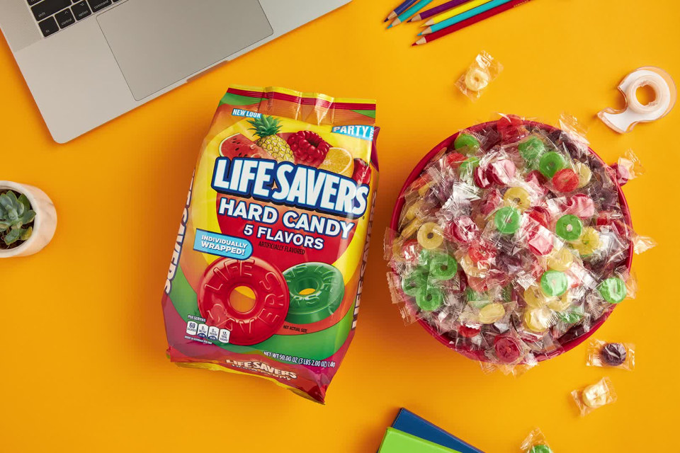 Life Savers 5 Flavors Hard Candy, Party Size - 50 oz Bag - Walmart.com