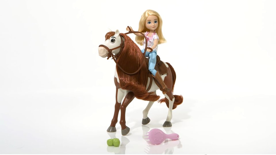 DreamWorks Spirit Abigail Doll & Boomerang Horse Set, 7in & 8in w ...