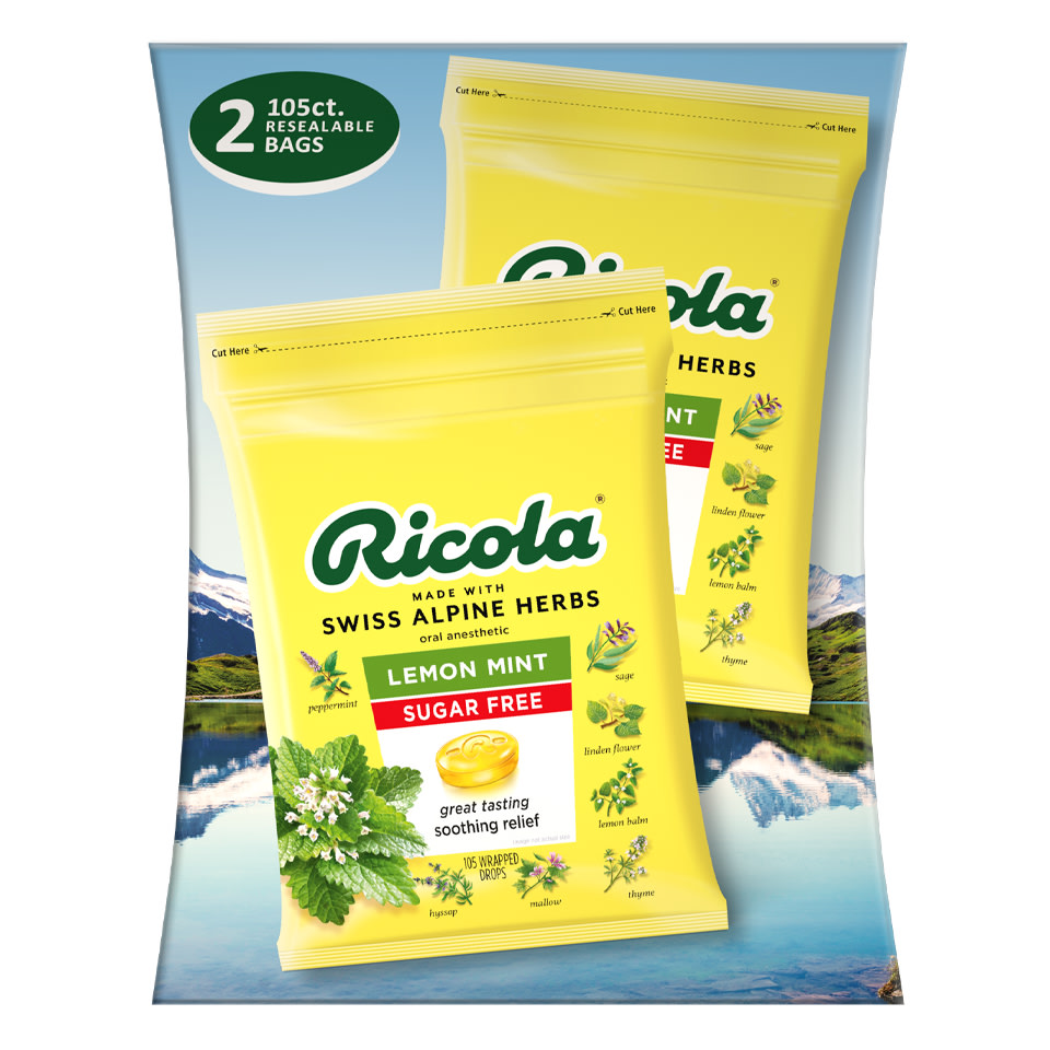 Ricola Sugar Free Lemon Mint Cough Drops, 210 Drops – Home Smart Camera