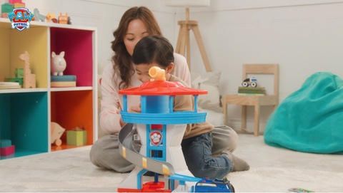 PAW Patrol Lookout Tower with 2 Chase Action Figures, Vehicle ...