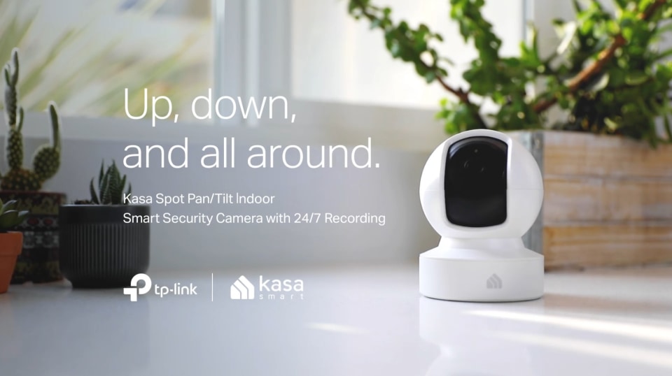 TP-Link - Kasa Smart 2K HD Pan Tilt Home Wi-Fi Security Camera, Motion ...