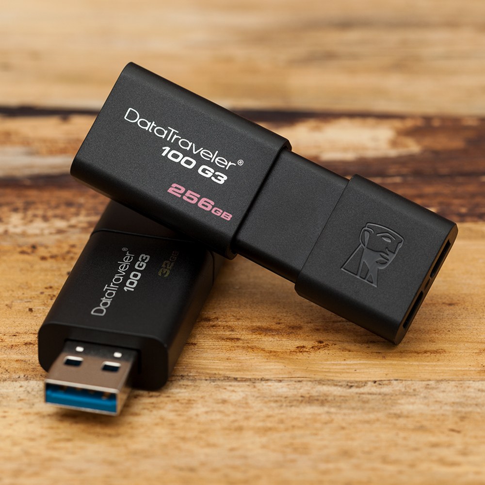 Memoria USB Kingston DataTraveler 100 G3, 64GB, USB 3.0, Negro – Sedelec