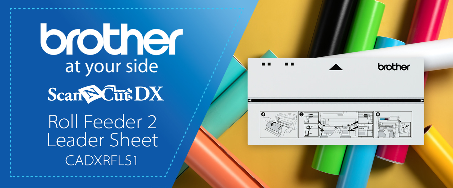 Brother ScanNCut Roll Feeder Leader Sheet for use with HTV roll feeder