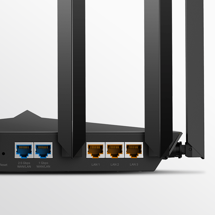 TP-Link Archer AX90 WiFi 6 AX6600 Smart WiFi Router Gigabit Tri-Band ...