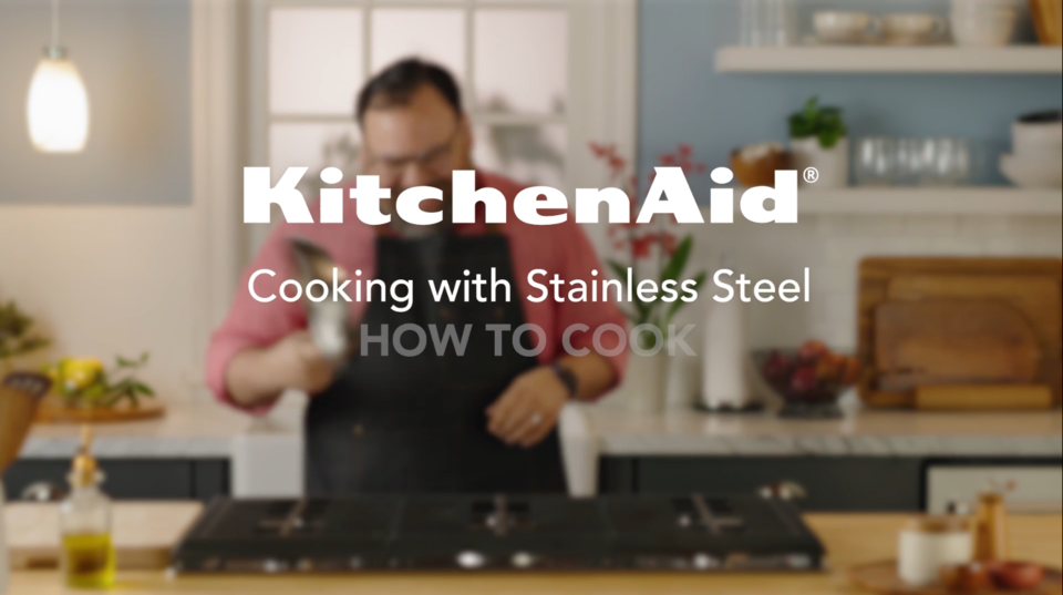 KitchenAid 3-Ply Base 11 Pcs Stainless Steel Cookware Induction Pots ...