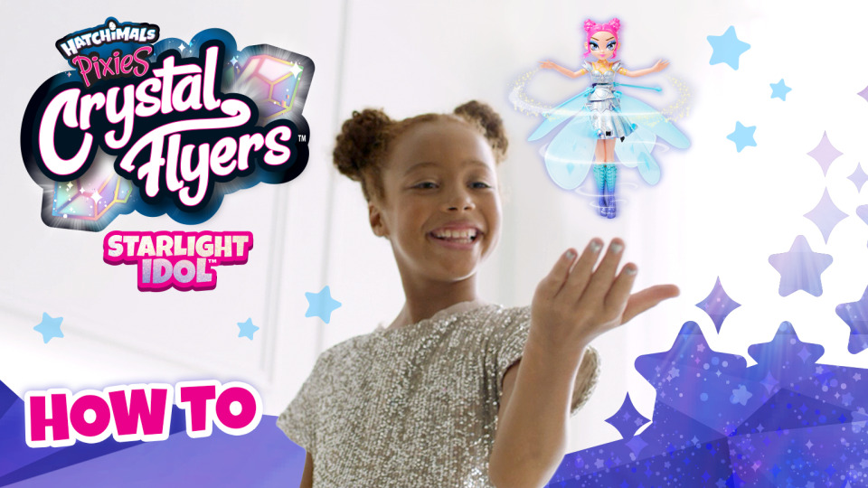 Hatchimals Pixies Crystal Flyers Starlight Idol Flying Toy with Lights - Walmart.com