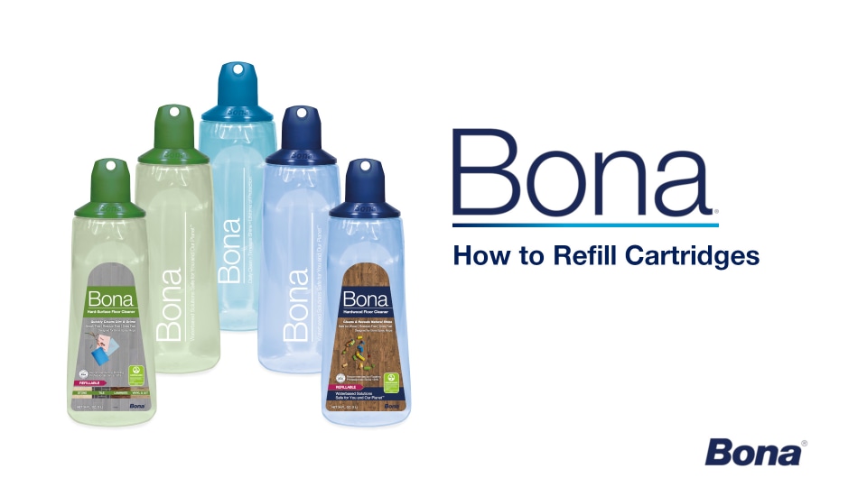 Bona Premium Spray Mop, with Hardwood Floor Cleaner & Refillable ...