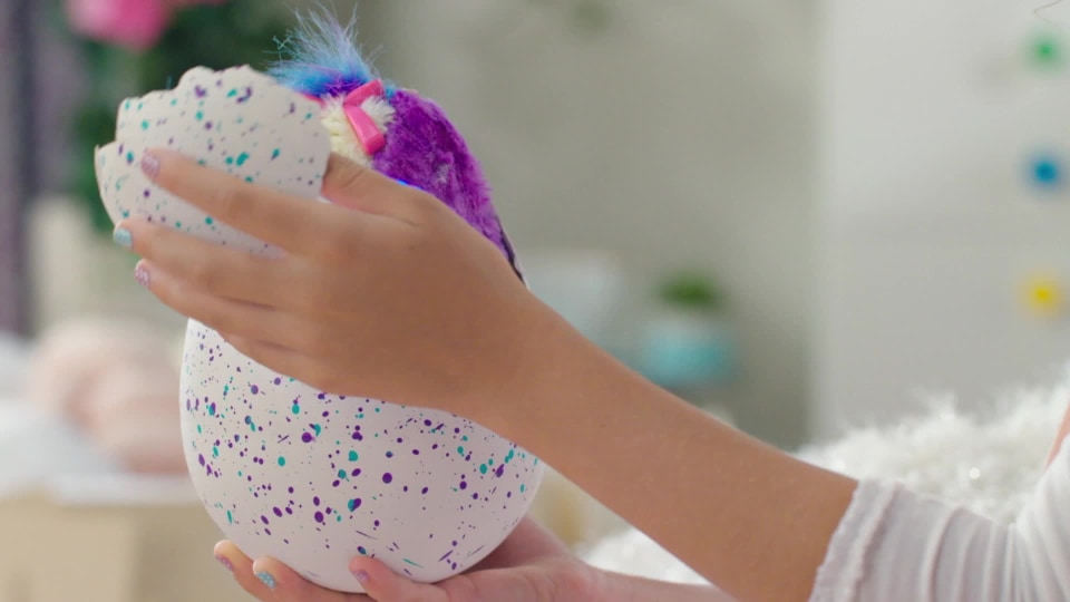 Hatchimals, HatchiBabies Foxfin, Hatching Egg with Interactive Toy Pet ...