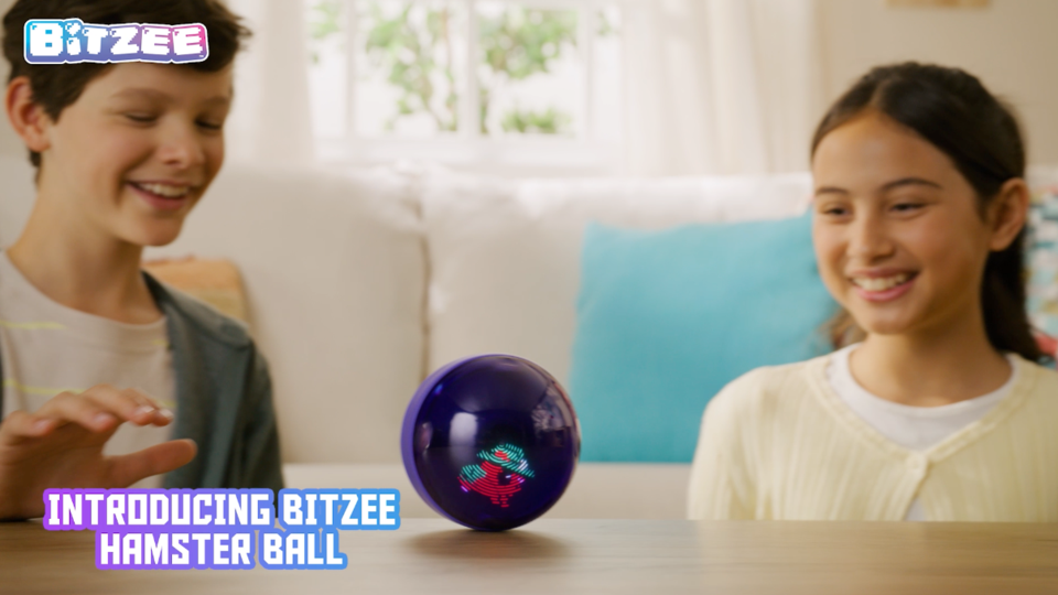 BITZEE Interactive Digital Toy Pet Hamsterball - Joyful Animal Toy for ...