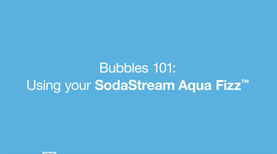 SodaStream Aqua Fizz (Black) Sparkling Water Maker with CO2 and Glass ...