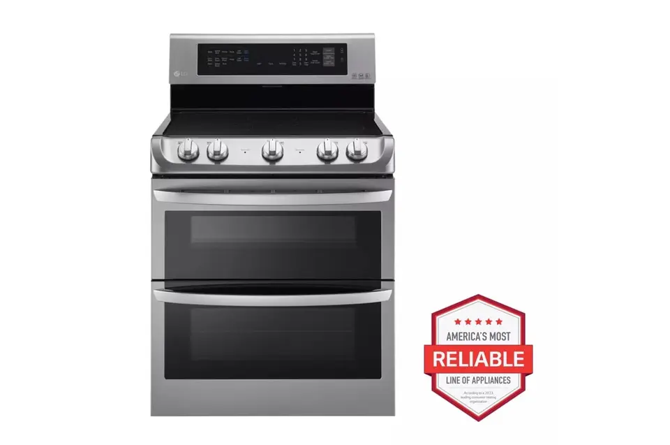 LG LDE4413ST 7.3 cu. ft. Electric Double Oven Range with ProBake Convection and EasyClean Automatic Appliance Parts Inc