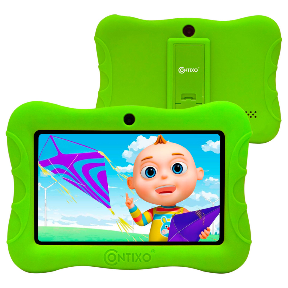 Contixo Kids Tablet with over $150 value of pre-installed Teacher ...