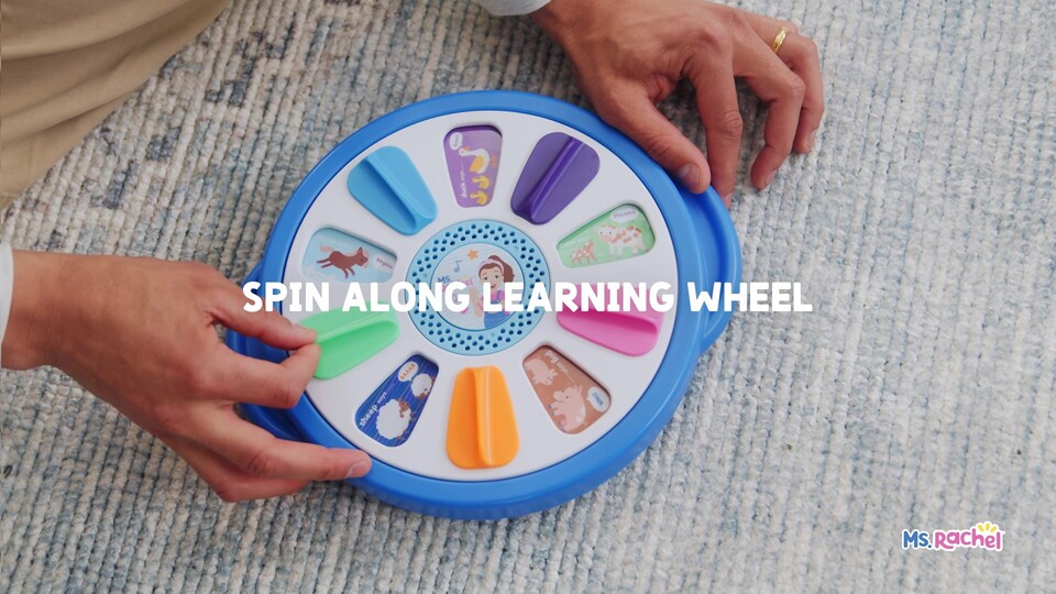Ms. Rachel Spin Along Learning Wheel with 3 Learning Play Modes For ...