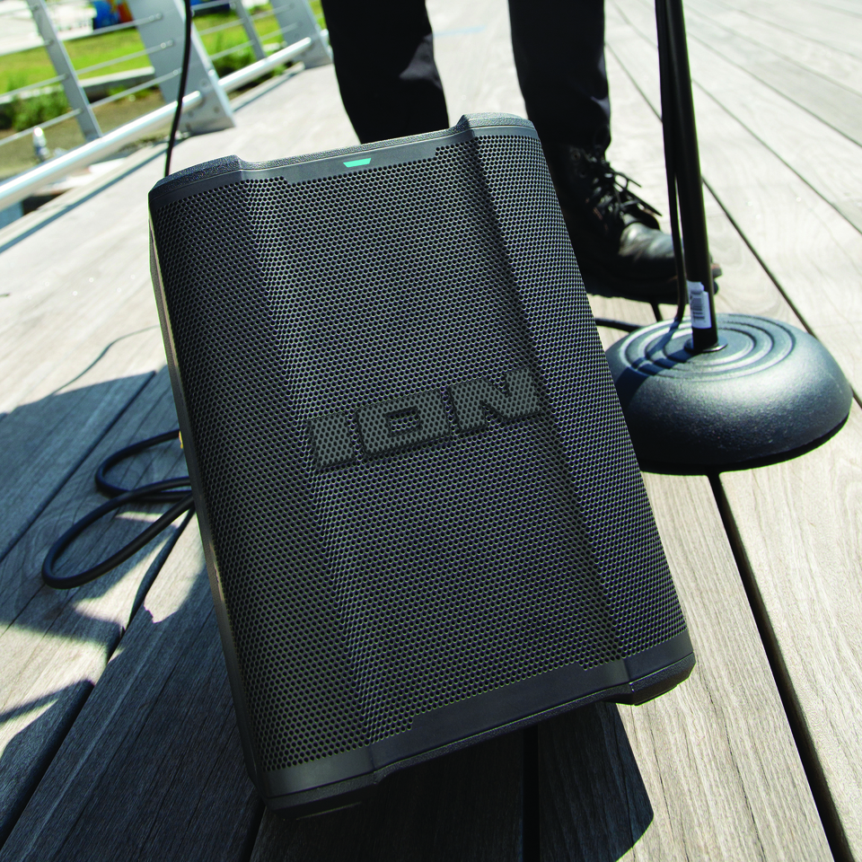 ION Trouper 100 Portable Bluetooth PA System with Microphone, FM Radio ...