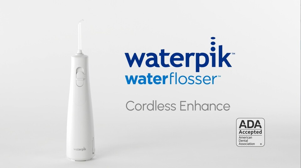 Waterpik Cordless Enhance Rechargeable Portable Water Flosser Oral ...
