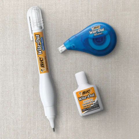 BIC Wite Out Shake N Squeeze Correction Pen White 50694 WOSQPP11 Staples