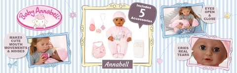 Baby Annabell Doll Brown Eyes Walmart
