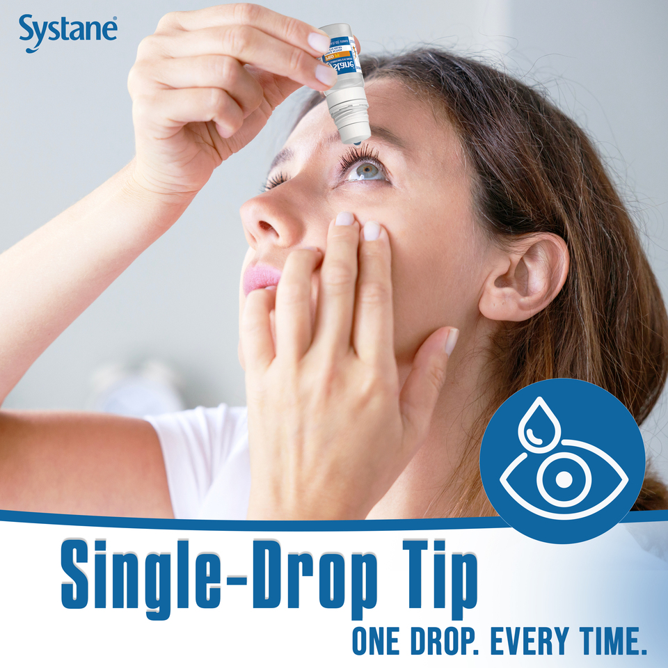Systane PRO Preservative Free Eye Lubricant Drops for Dry Eyes, Hydrate ...