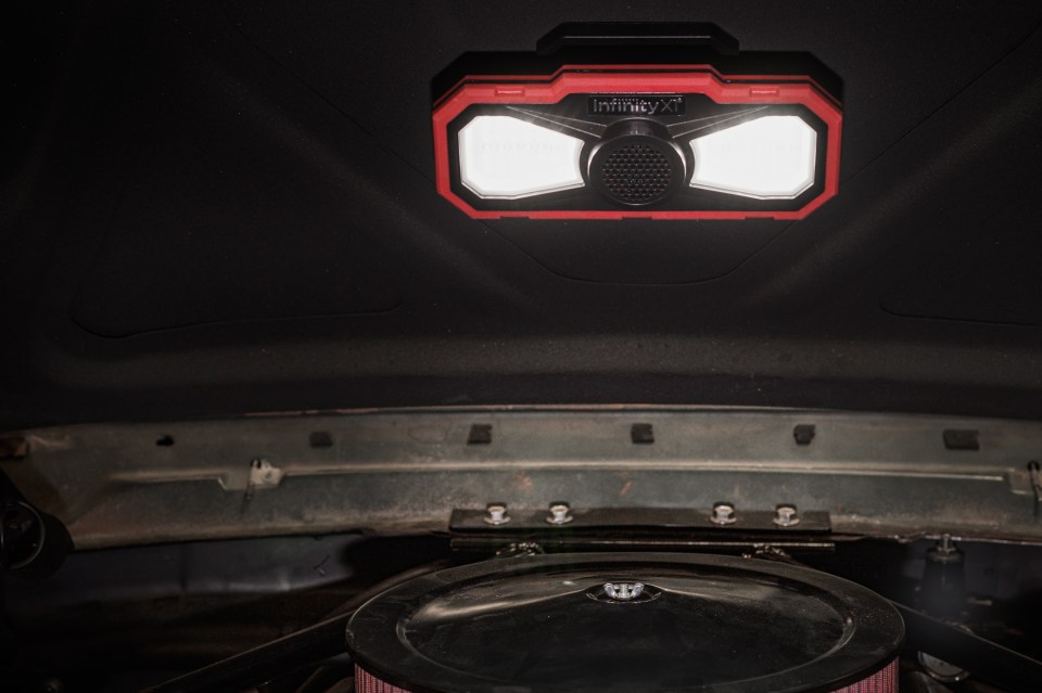 Infinity X1 Hoodie Worklight, Under Hood LED Work Light - Home Smart Camera