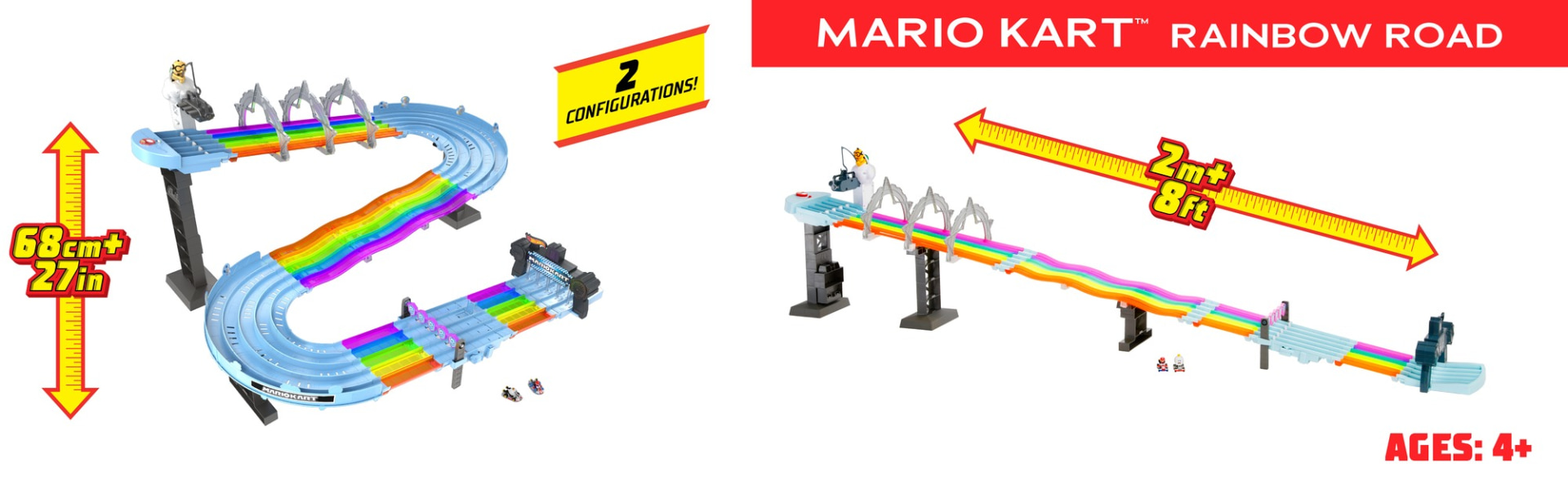 Hot Wheels Mario Kart Pista Rainbow Road | Tai Loy