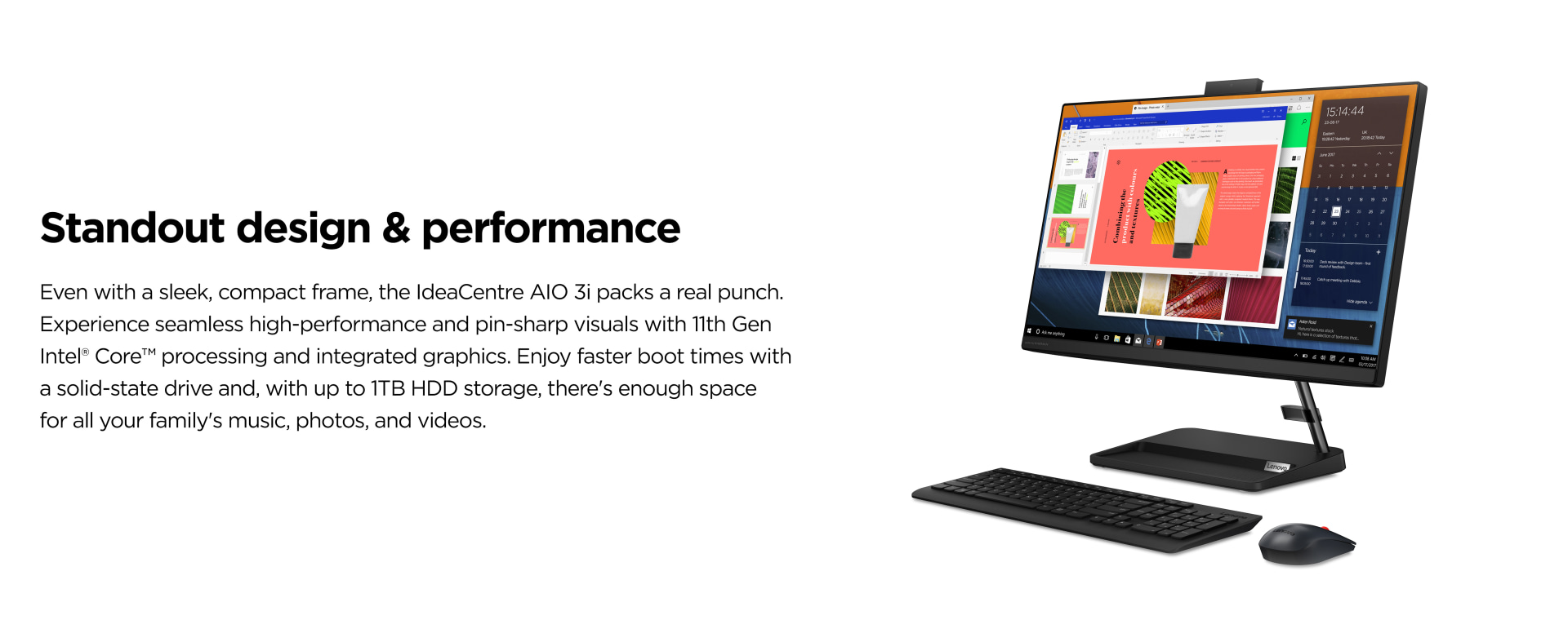 Lenovo IdeaCentre All-in-One Touchscreen Desktop -F0GJ00F3US