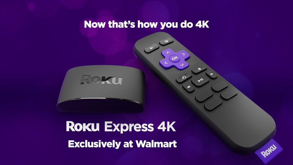 Roku Express 4K Streaming Player | HD, 4K, HDR | Standard Remote with ...