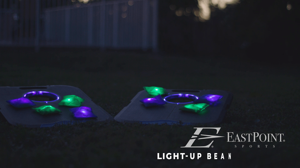 EastPoint Sports Junior Sized Light-Up Bean Bag Toss; 2 Light-Up 23.5 ...
