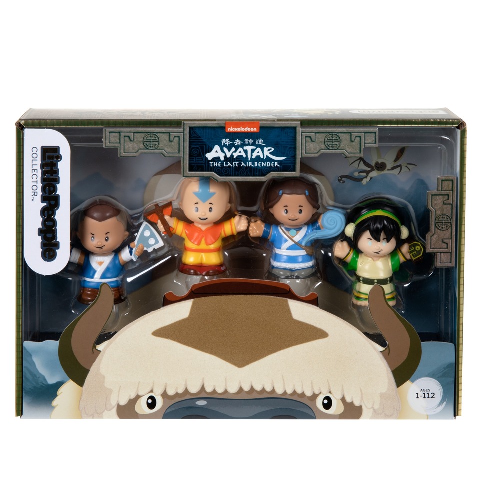 Fisher-Price Little People Collector Avatar: The Last Airbender Set, 4 ...