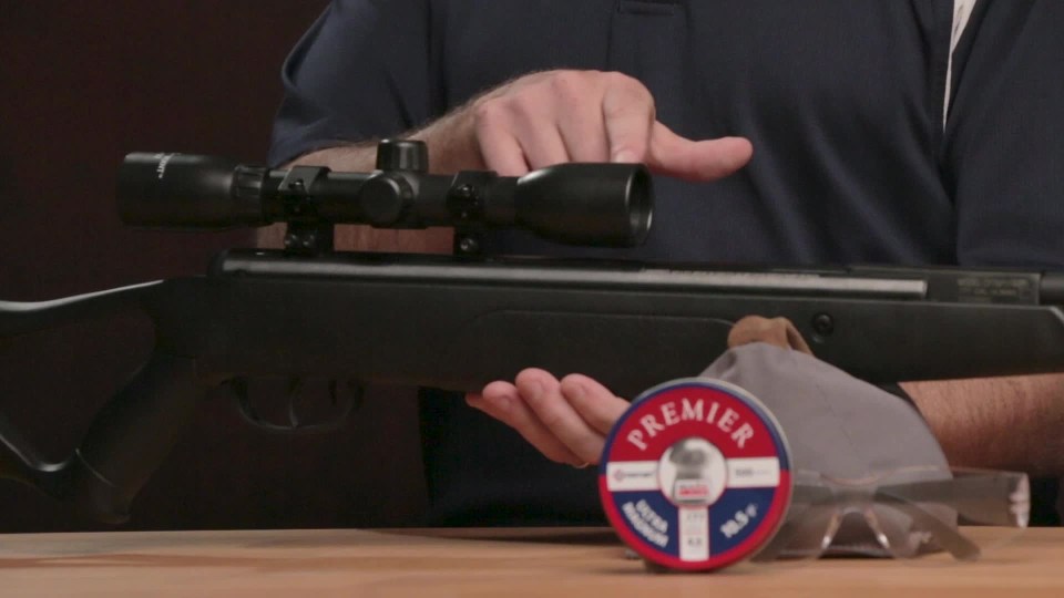 Crosman Exclusive F4 Classic NP Break Barrel Air Rifle with Scope, .177 ...